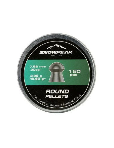 Round Pellets Snowpeak 7,62mm