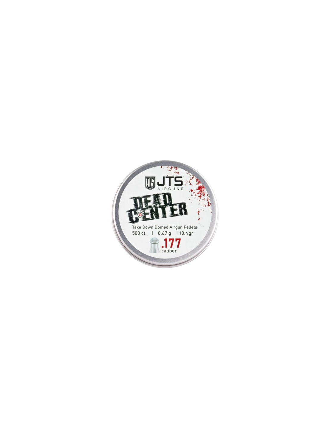 Balines JTS Dead Center Precision Domed 4.5 mm 0.67g/10.4 grain